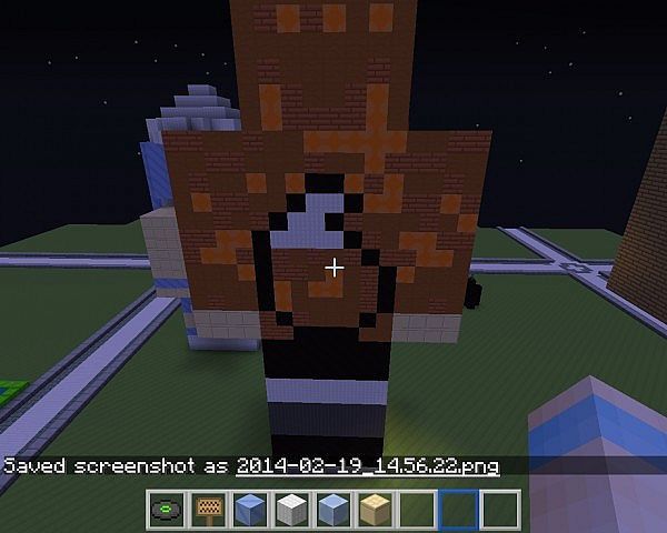 Fox Girl Statue Minecraft Map