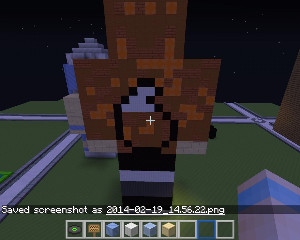 Fox Girl Statue Minecraft Map