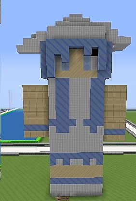 Squid Girl Statue Minecraft Map