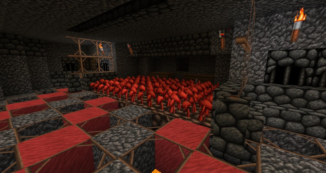 PVP Underground Base Minecraft Map