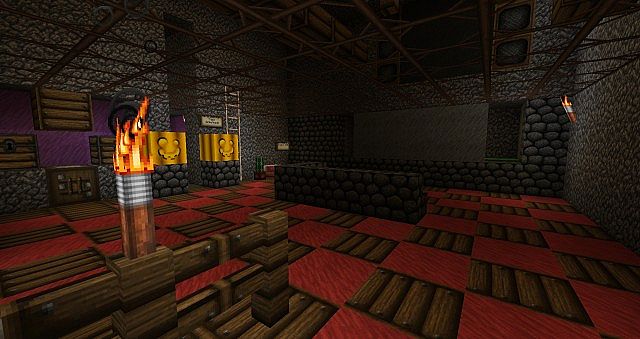 PVP Underground Base Minecraft Map