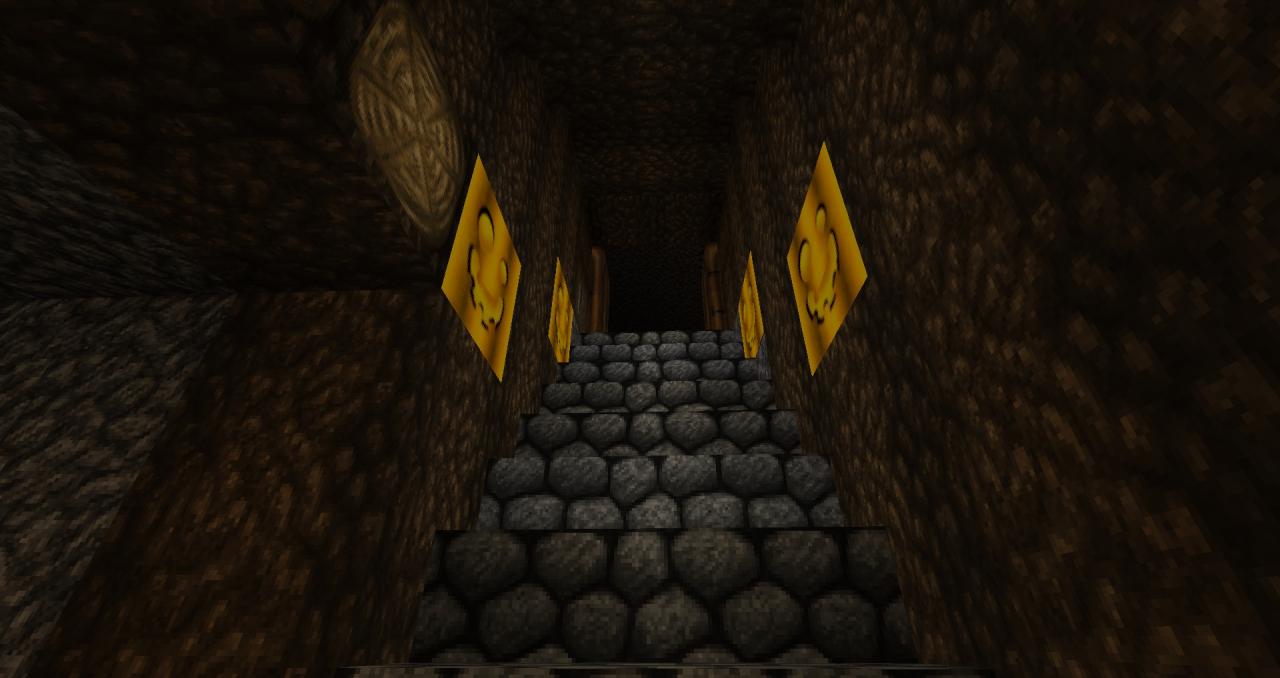 PVP Underground Base Minecraft Map