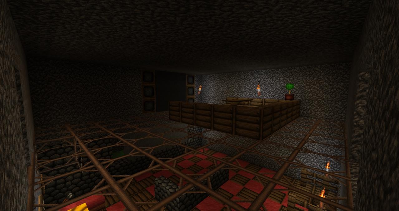 PVP Underground Base Minecraft Map