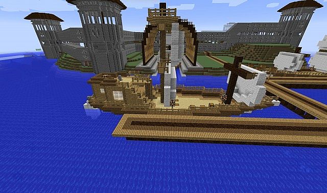 Castle Island Minecraft Map