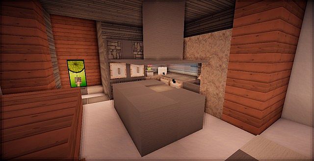 Spruce | TCS | Modern House Minecraft Map