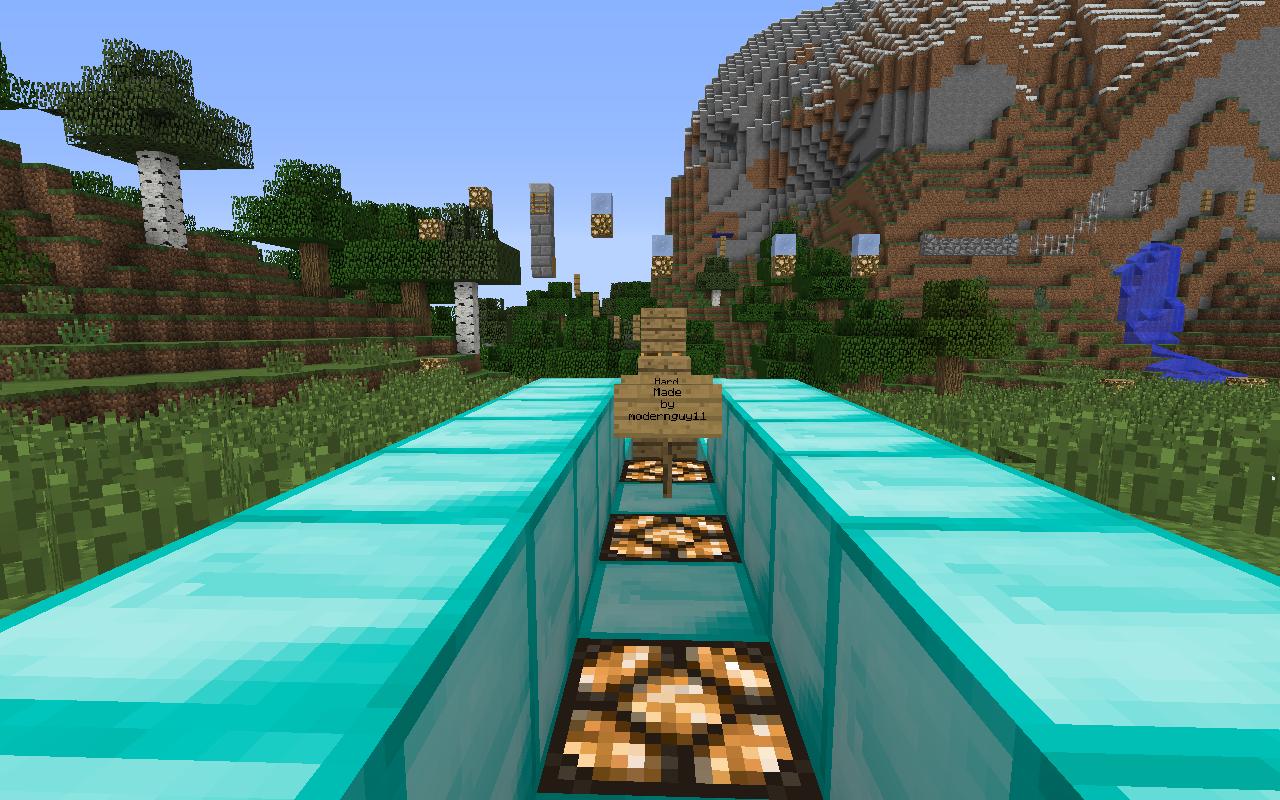 Hard Parkour! Minecraft Map