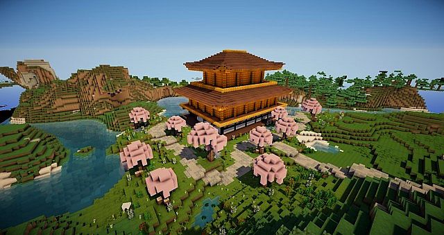 The Golden Pavilion Minecraft Map