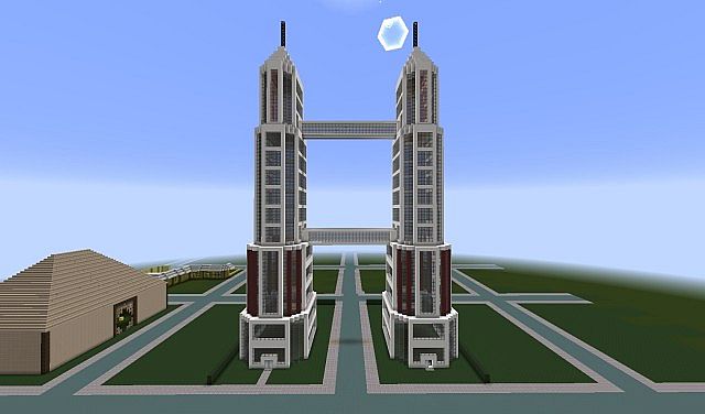 Twin Towers Minecraft Map