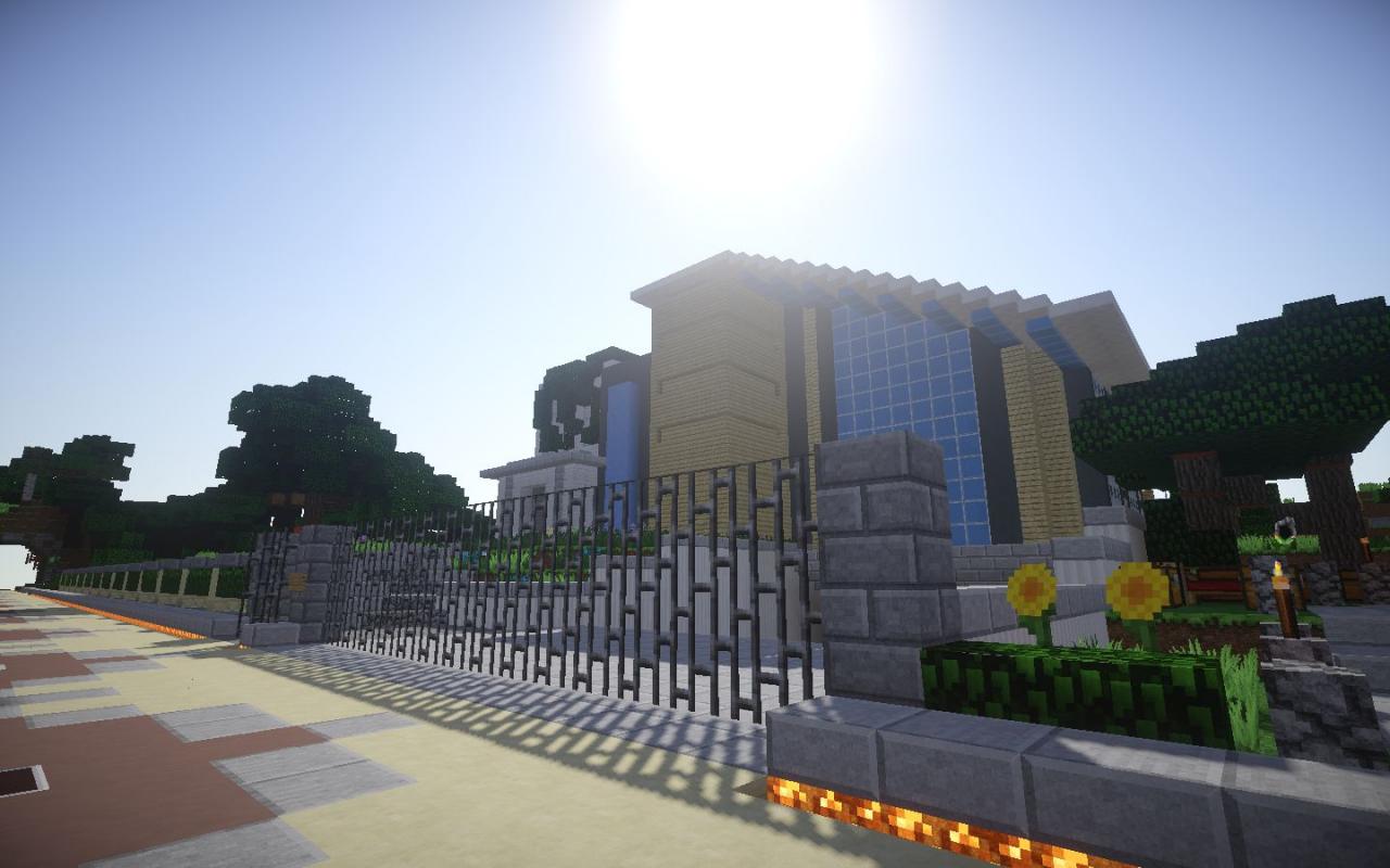 ~ slanted ~ modern build Minecraft Map
