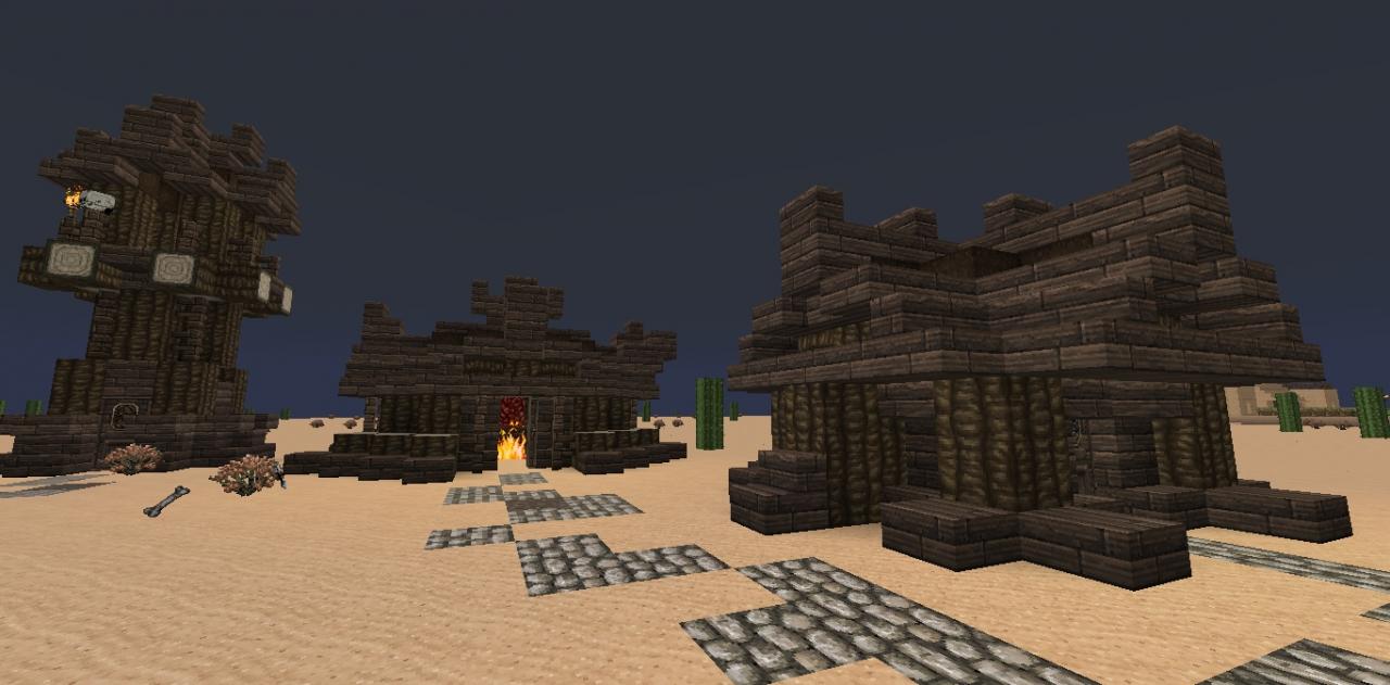Sand Village Minecraft Map