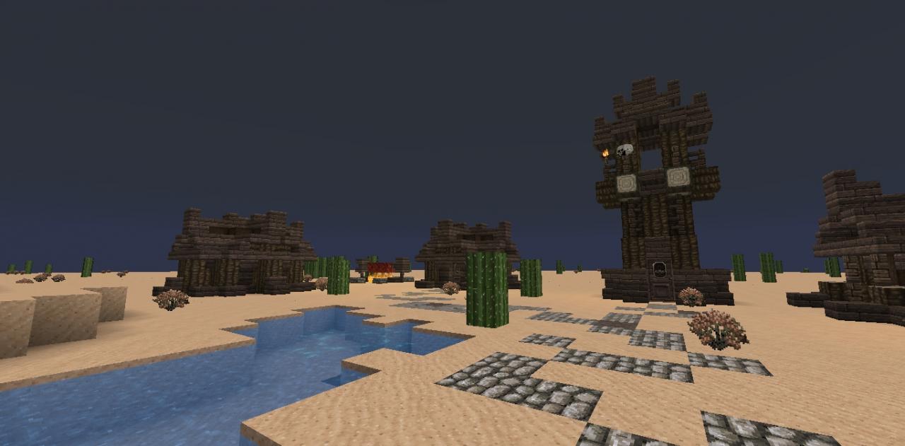 Sand Village Minecraft Map