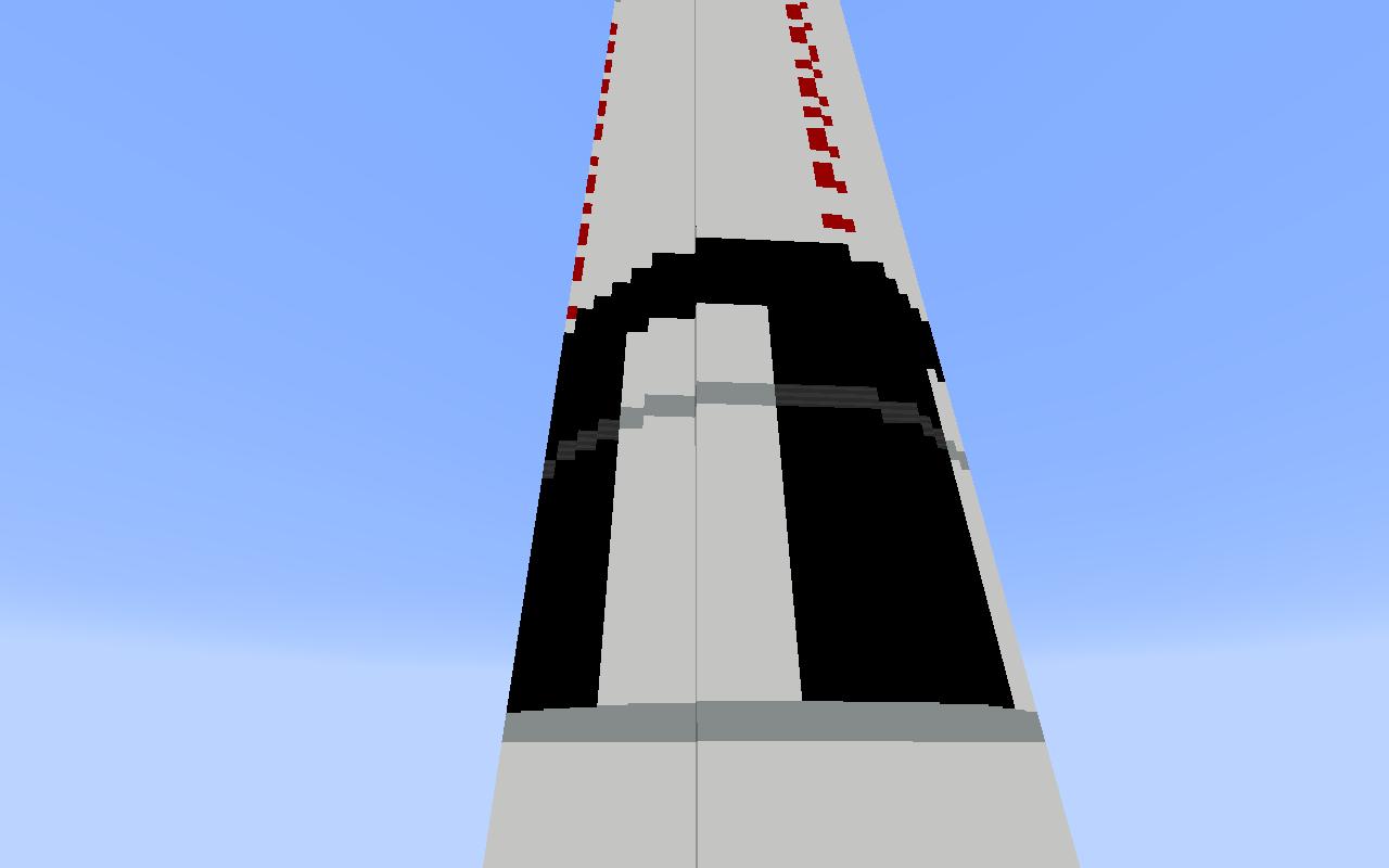 Giant Saturn V Rocket Minecraft Map