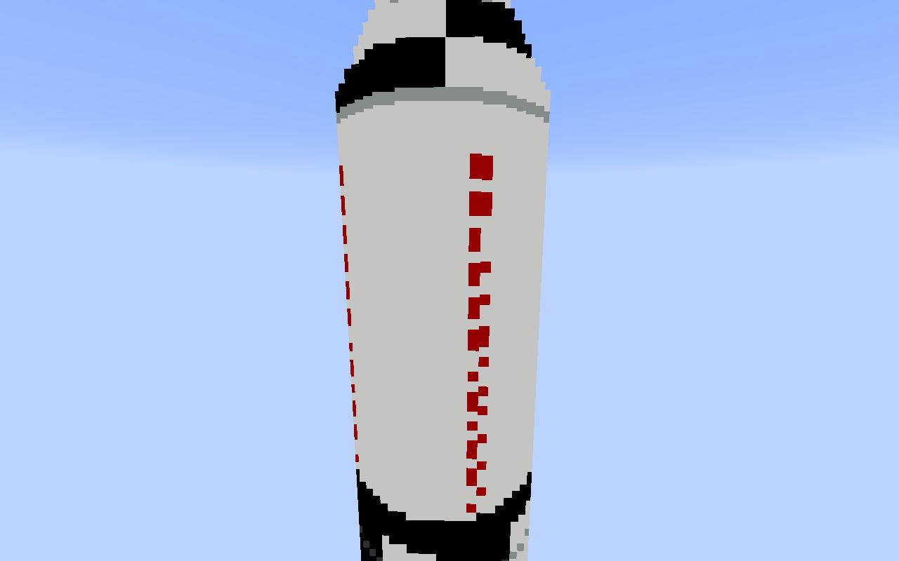 Giant Saturn V Rocket Minecraft Map