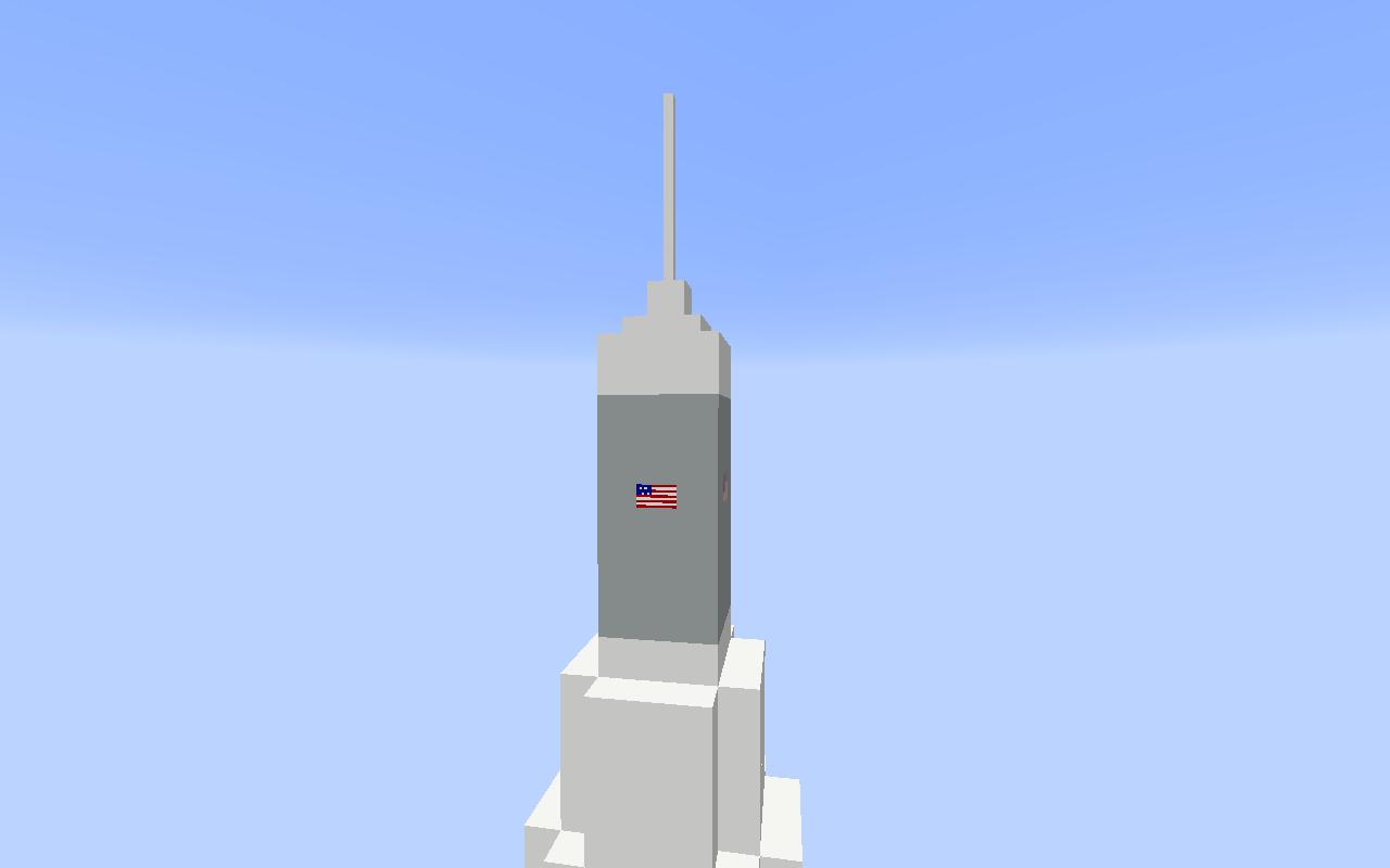 Giant Saturn V Rocket Minecraft Map
