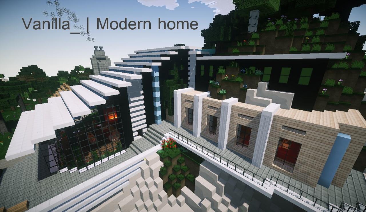 Vanilla_ | Modern Home Minecraft Map