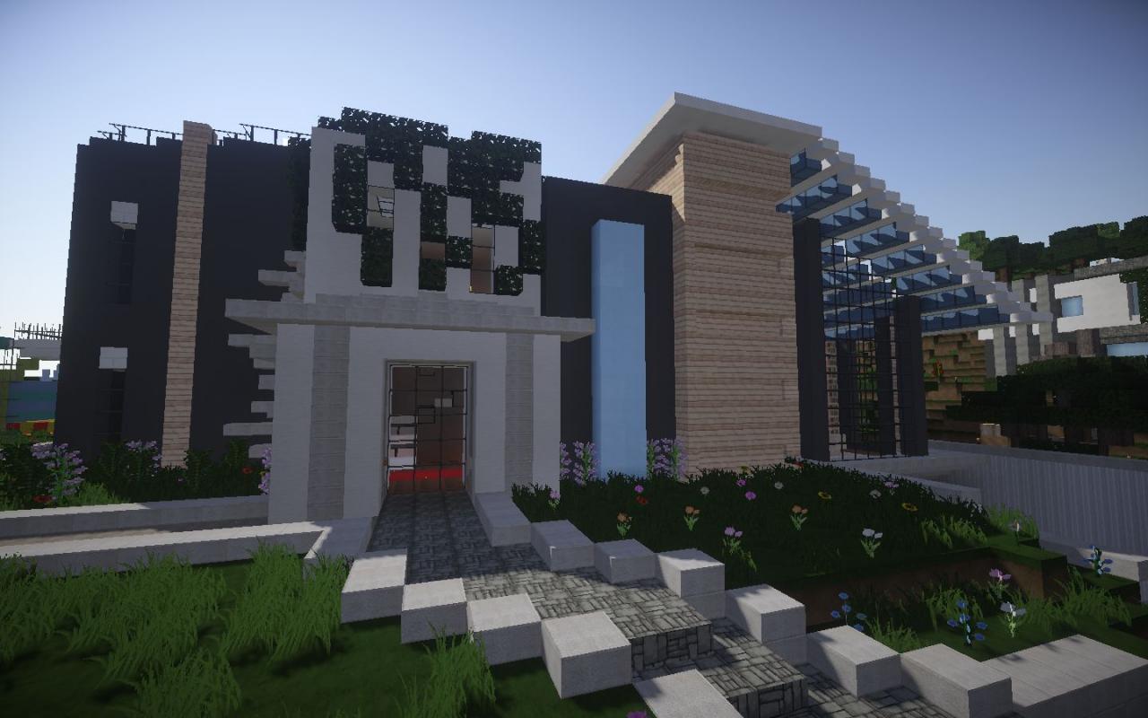 ~ slanted ~ modern build Minecraft Map