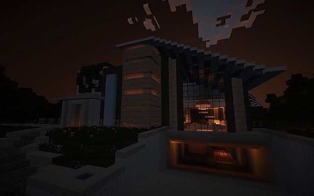 ~ slanted ~ modern build Minecraft Map