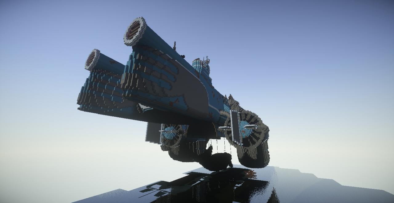 Orion - Dieselpunk Whaling Airship Minecraft Map