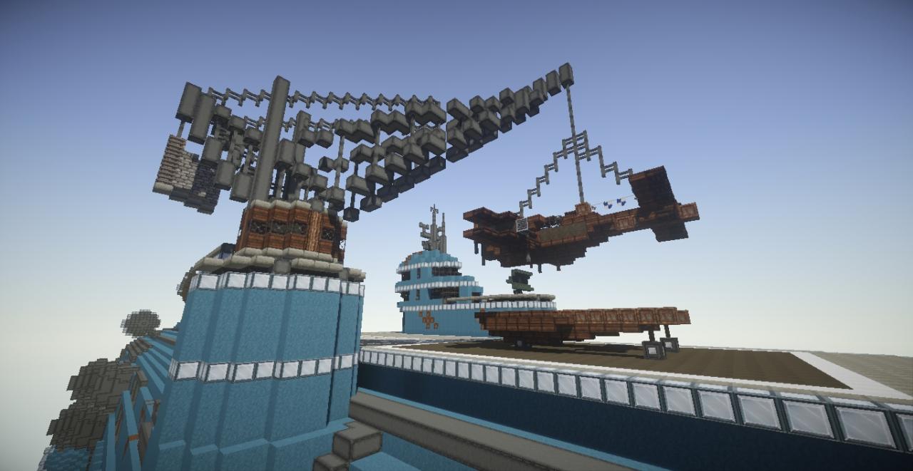 Orion - Dieselpunk Whaling Airship Minecraft Map