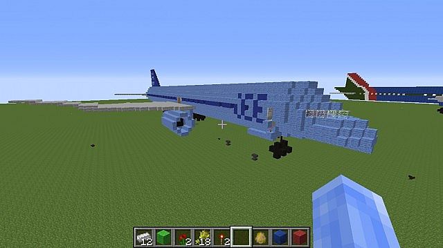 Some cool 757 planes Minecraft Map