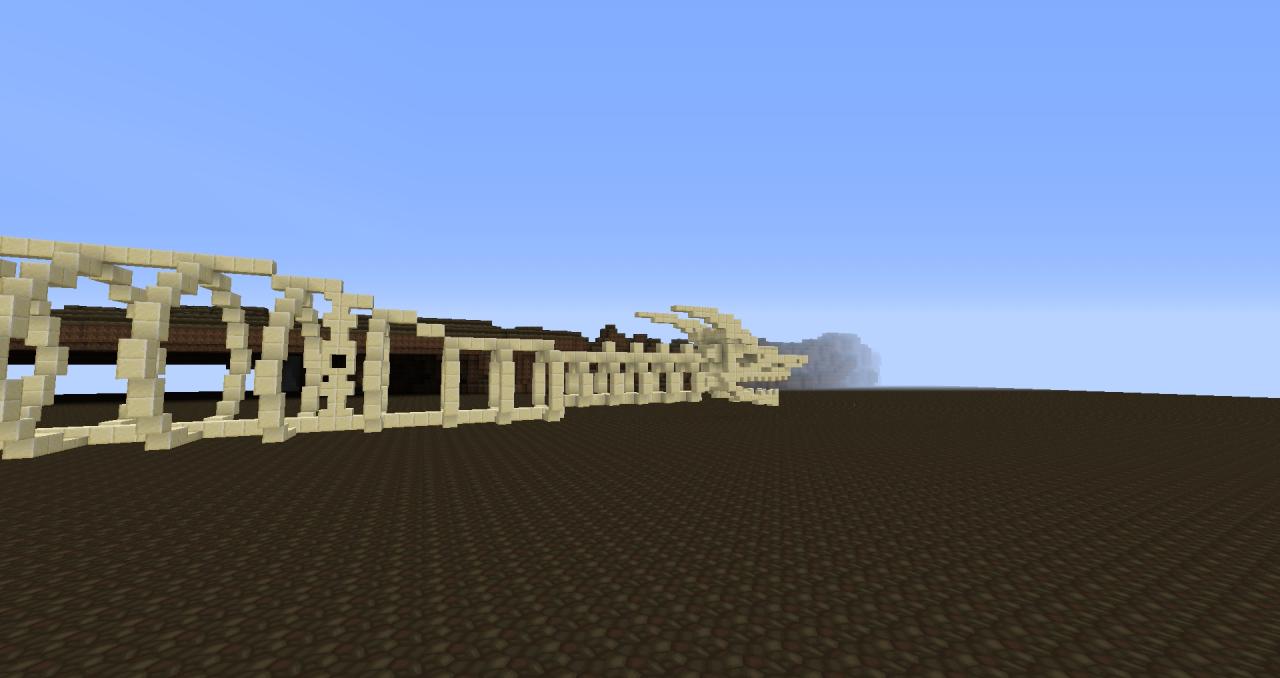 Skeleton Dragon Minecraft Map