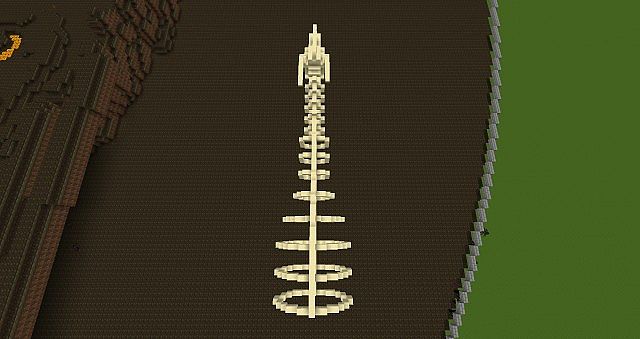 Skeleton Dragon Minecraft Map