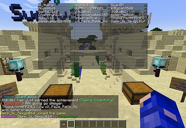 Assassins creed spawn! Creativity Server! Minecraft Map