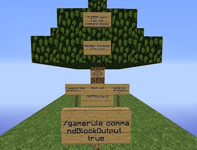 Ultimate Sky Block Survival! Minecraft Map