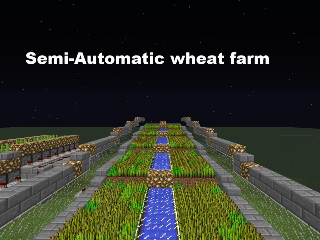 Minecraft Automatic and Semi farms (4) Minecraft Map