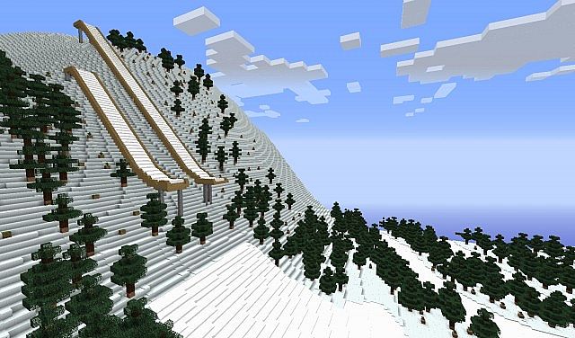 Ski Resort - Winter Minecraft Map