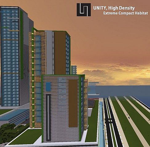 | UNITY | High Density Minecraft Map