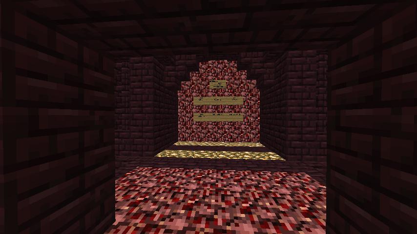 Nether Minigame spawn Minecraft Map