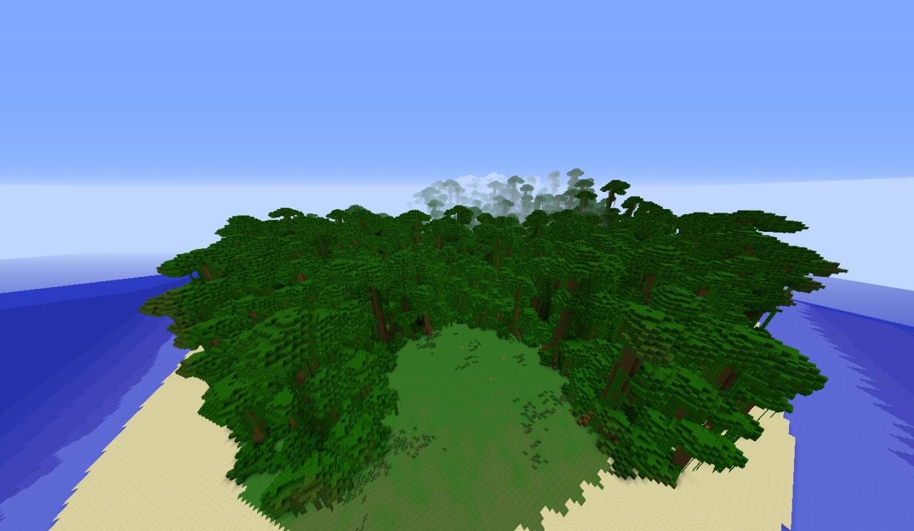 tropical island Minecraft Map