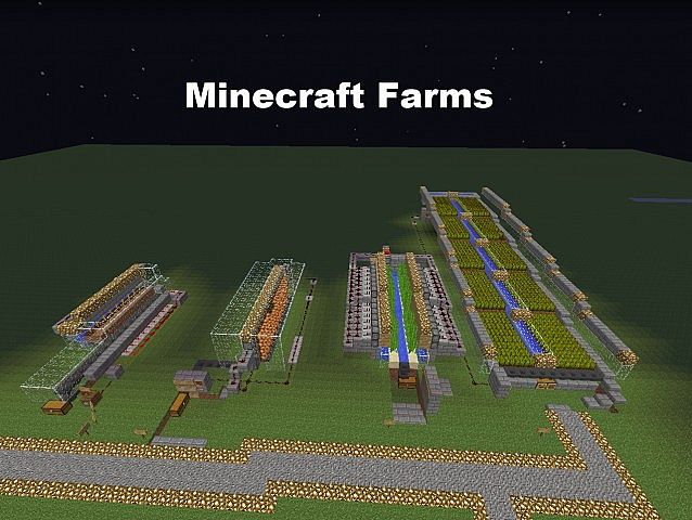 Minecraft Automatic and Semi farms (4) Minecraft Map