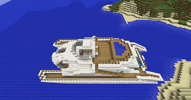 Fixed up my old boat Minecraft Map
