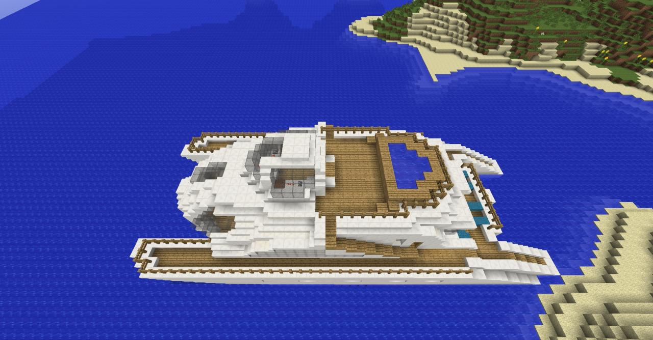 Fixed up my old boat Minecraft Map