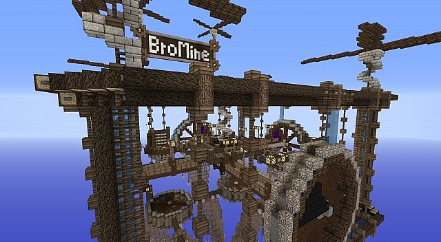 The Aeronautical Apparition - Steampunk Server Hub Minecraft Map