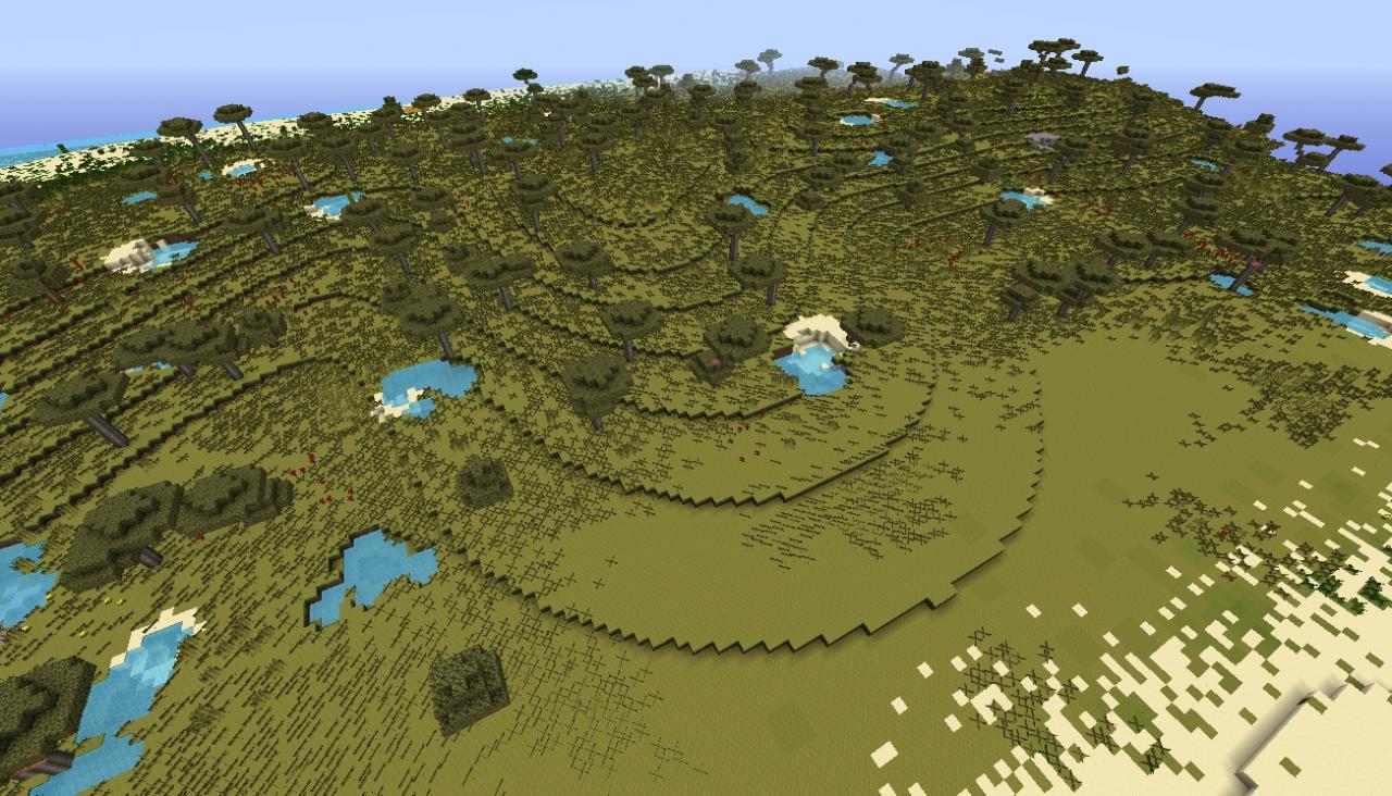 African Landscape Minecraft Map