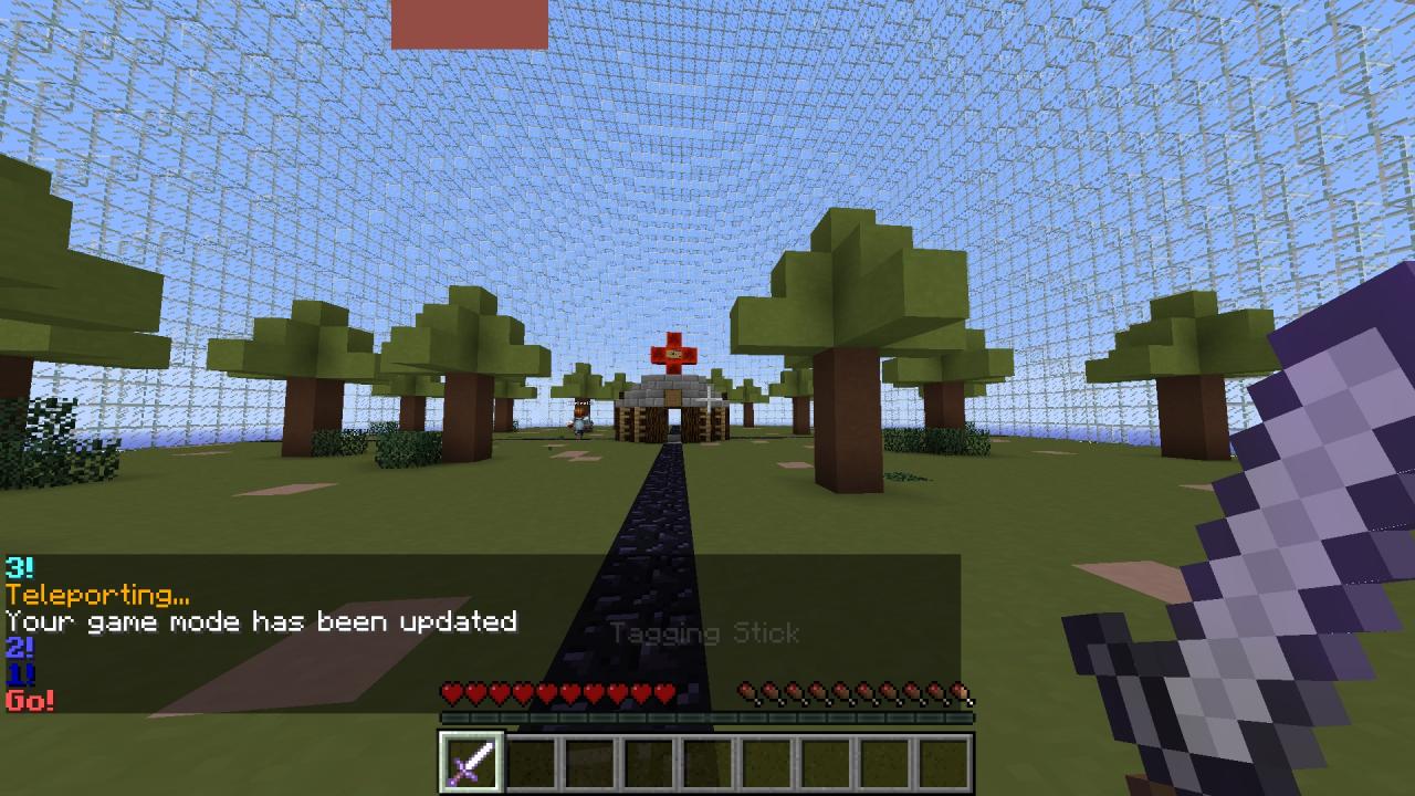 Minecraft Minigame --- DeathTag (2-4 Players) UPDATED Minecraft Map