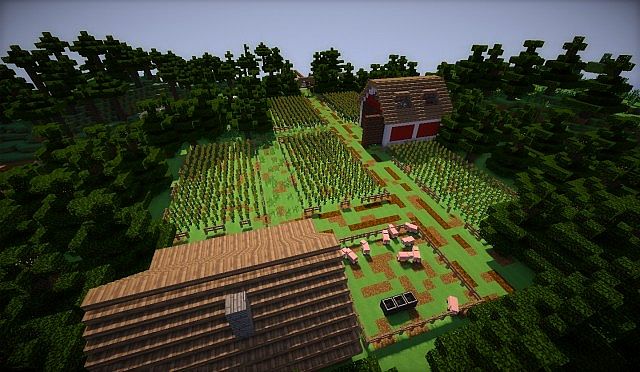 sunflower farm Minecraft Map
