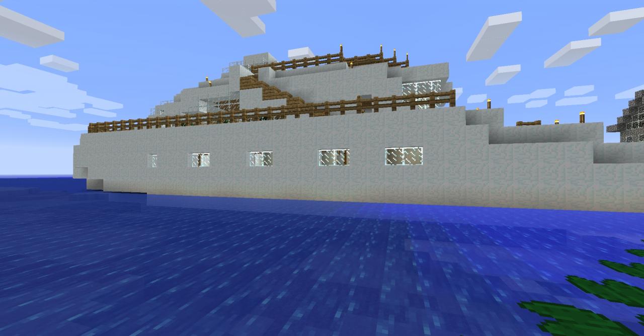 Fixed up my old boat Minecraft Map
