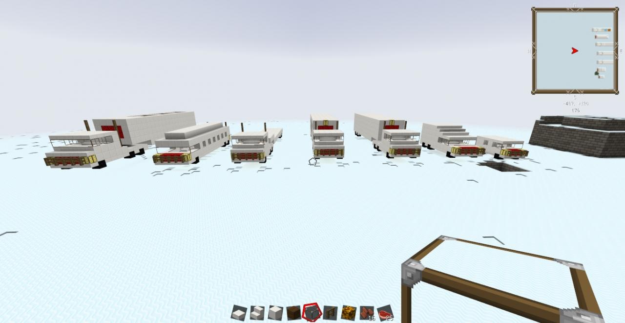 Arctic vehicle pack Minecraft Map