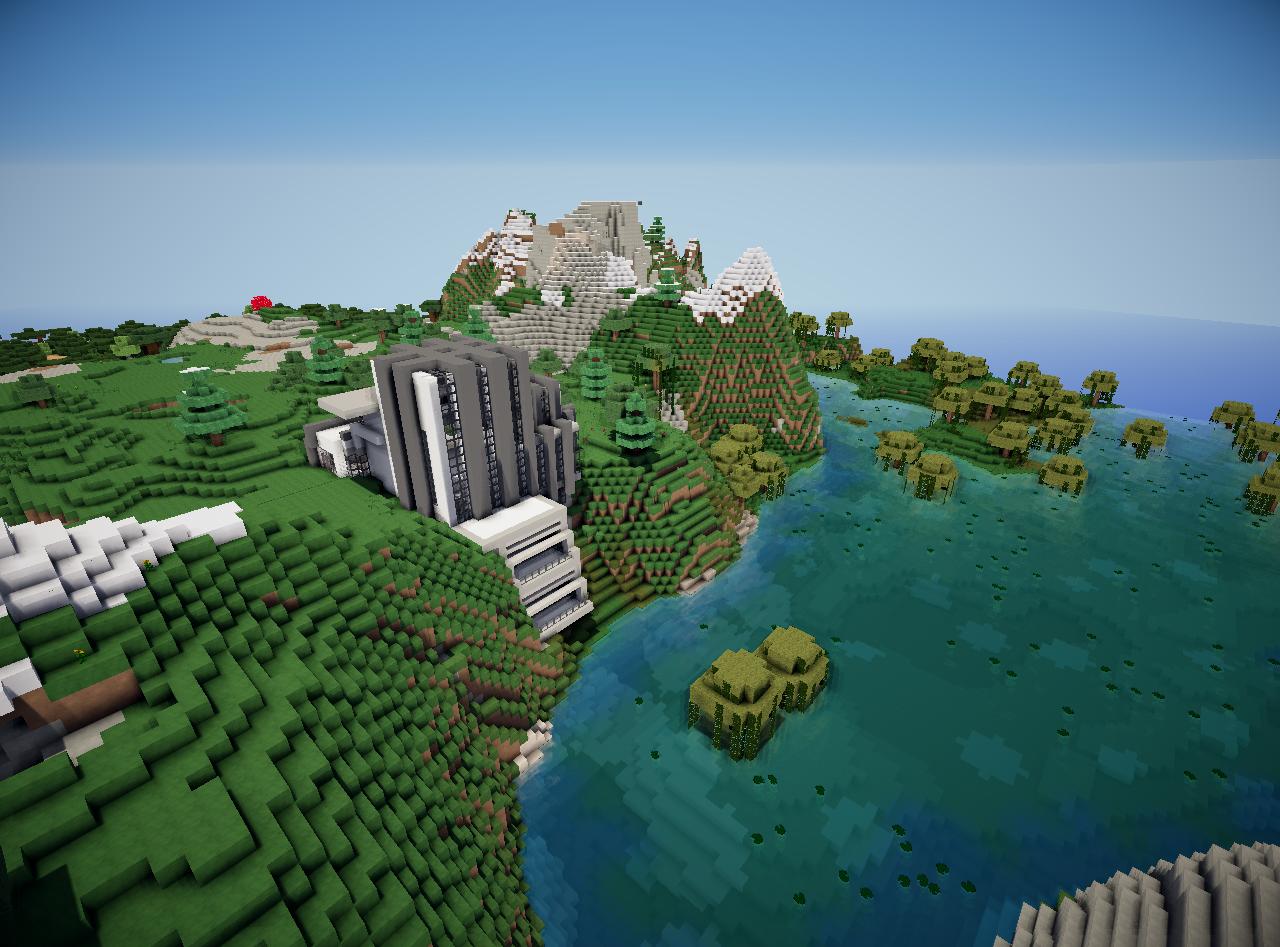 Sanctuary Modern Home Minecraft Map