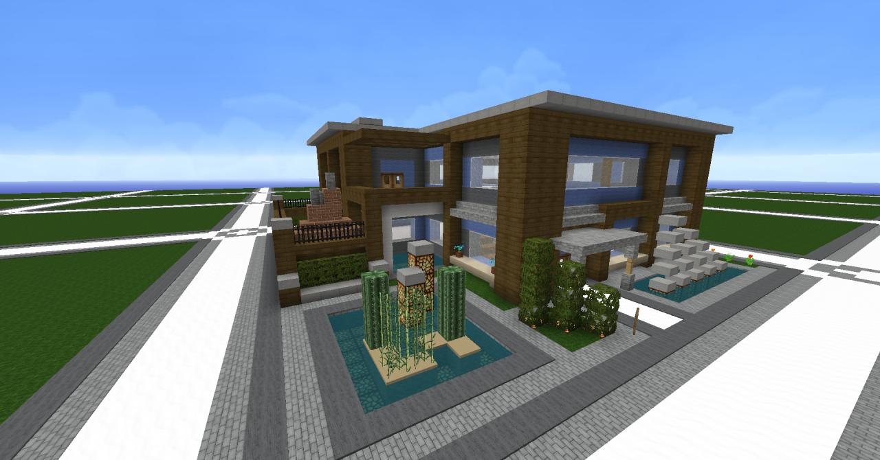 modern house style Minecraft Map