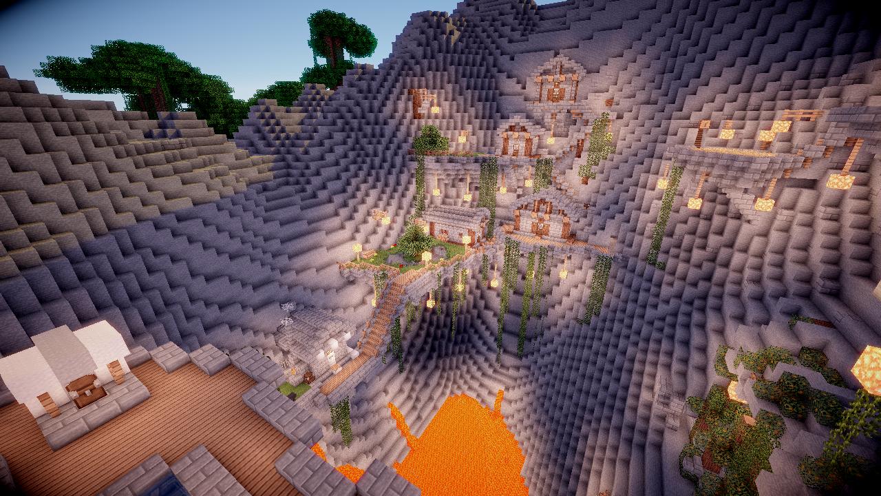 Tukuru Island - Volcano's Town Minecraft Map