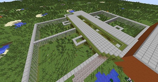 Animal shelter with cats, dogs and other animals Minecraft Map