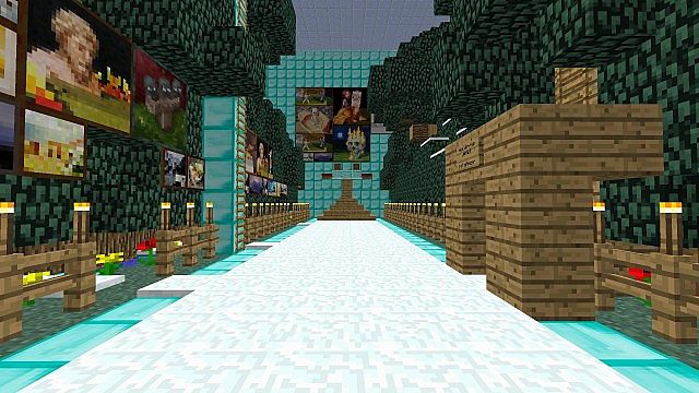 a simple town... Minecraft Map