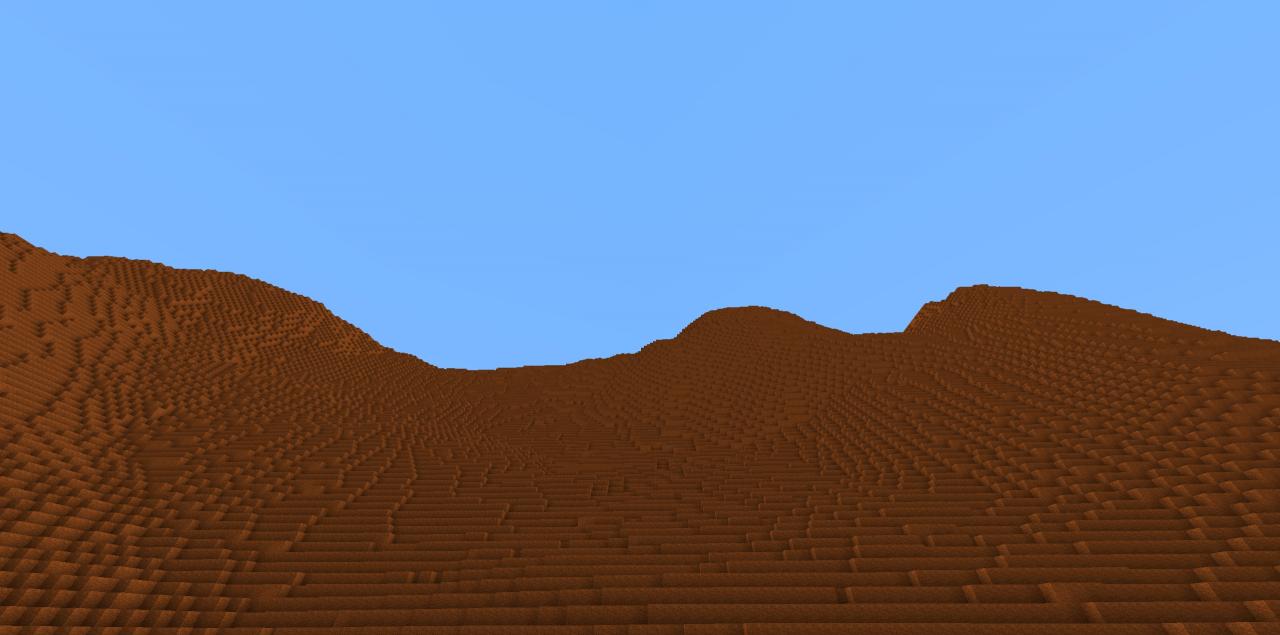 Red Sand Desert [Custom Terrain] 1.7/1.8 Minecraft Map