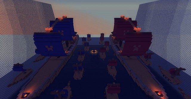 Battle Ships CTF War Map Minecraft Map
