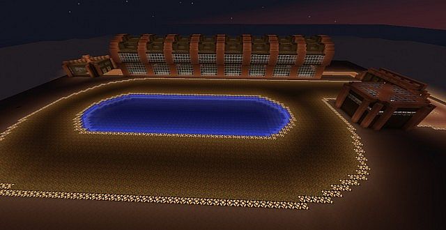 Horse Racing Track Minecraft Map